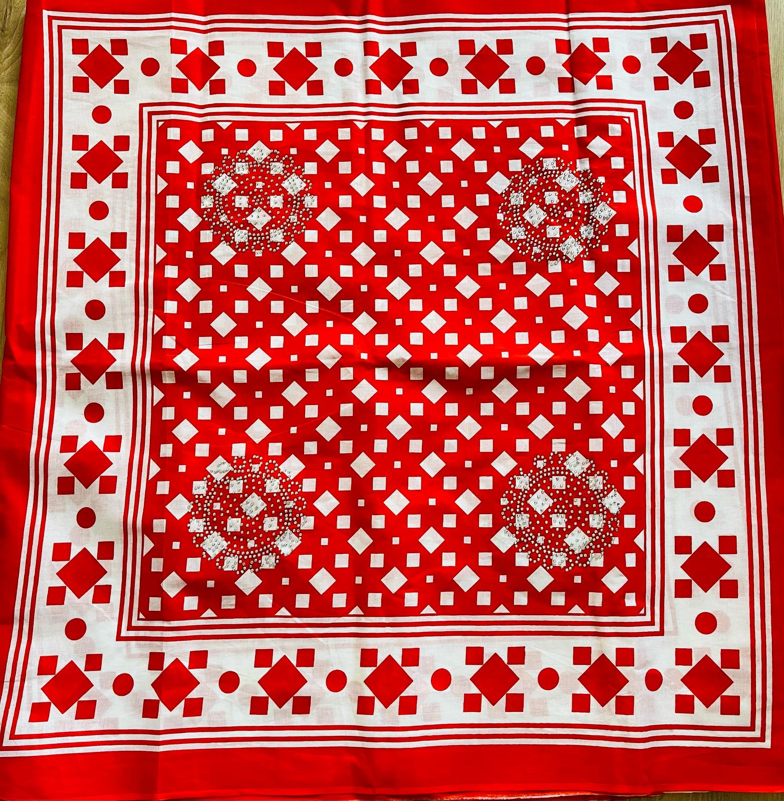 Chiromani Pena pena- Rouge et Blanc - Kelyas Boutique